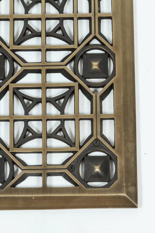 Bronze Grille by Historical Arts and Casting at 1stDibs