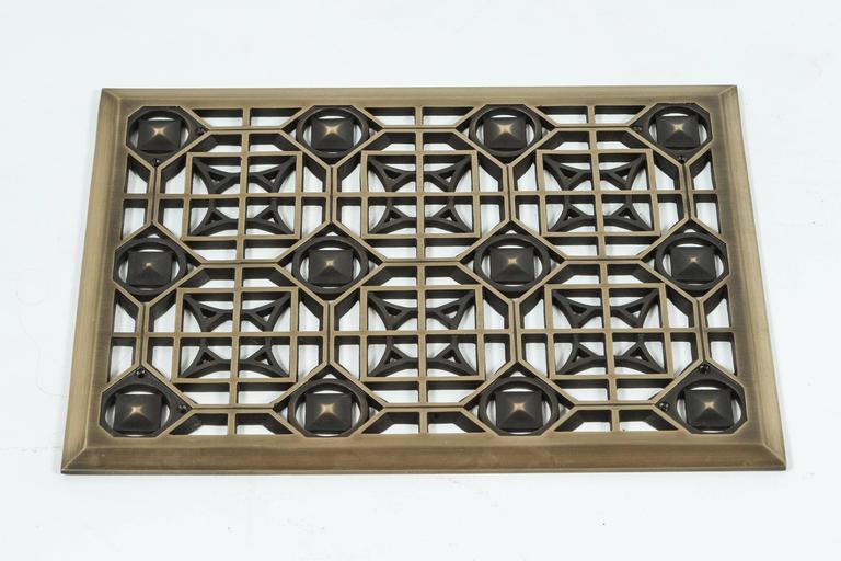 Bronze Grille by Historical Arts and Casting at 1stDibs