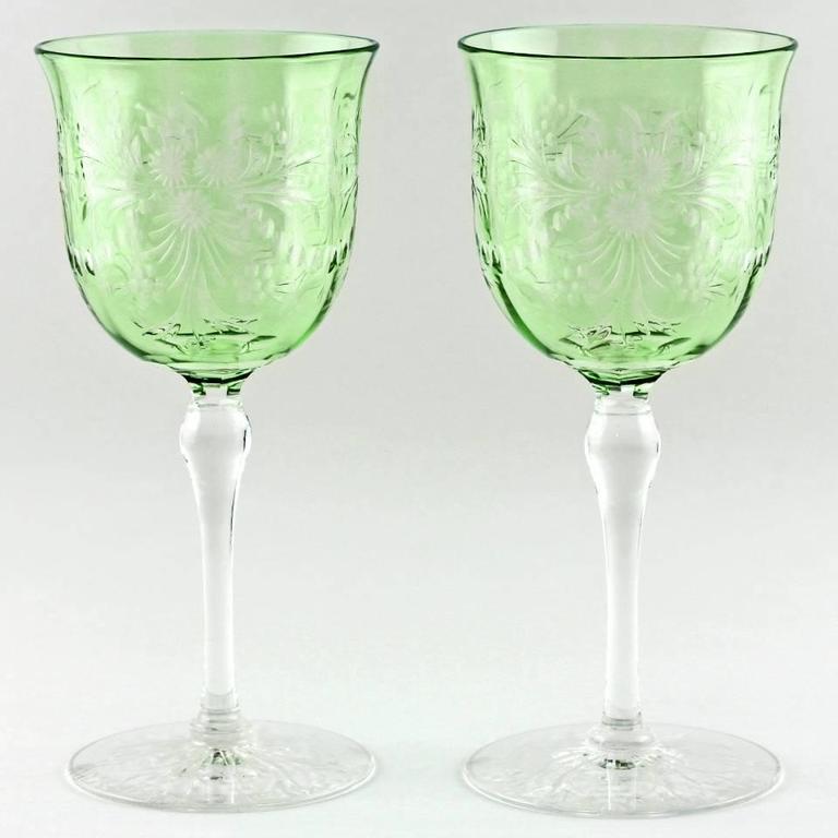 12 Thomas Webb Cut Crystal Wine Goblets at 1stDibs | thomas webb wine ...
