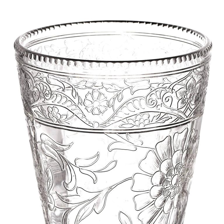 Spectacular Thomas Webb Art Nouveau Rock Crystal Vase For Sale at ...