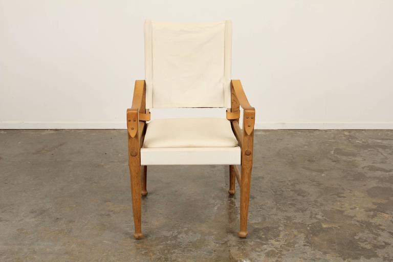 Set of Six Unique Danish Mid-Century Modern Safari Dining Chairs at 1stDibs