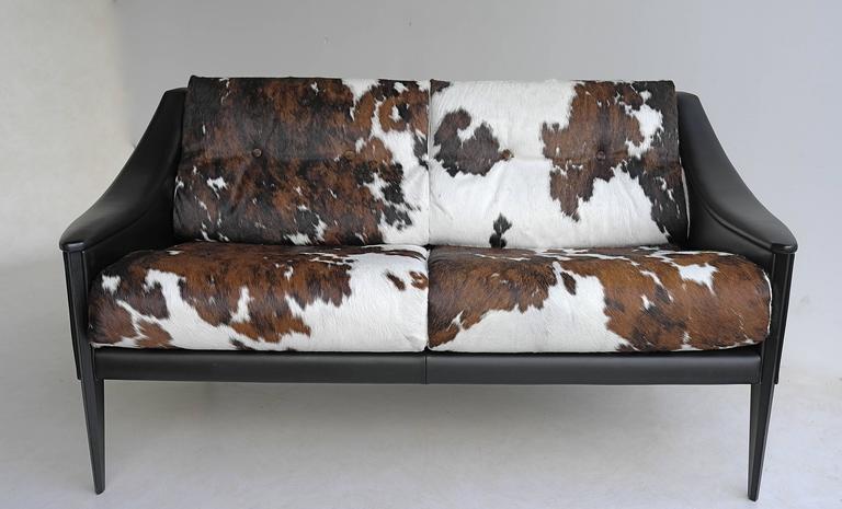 Gio Ponti "Dezza" Cowhide Sofa by Poltrona Frau at 1stDibs | cowhide ...