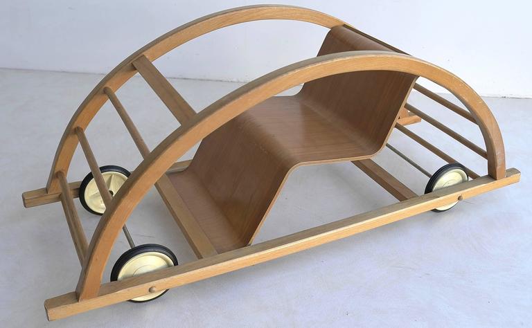 Kids Toy Car and Rocking Chair by Hans Brockhage For Sale at 1stDibs