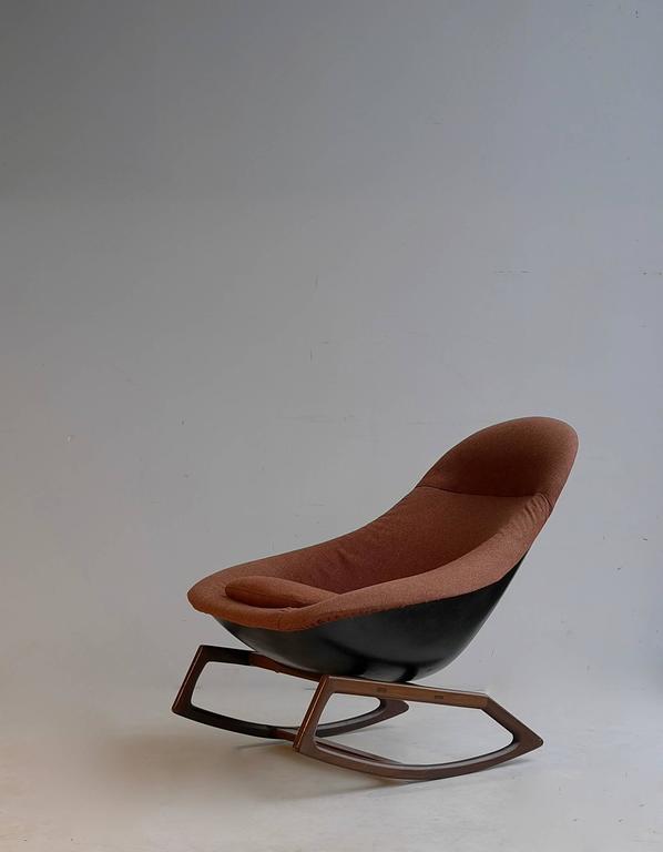 Organic Gemini Rocking Chair by Walter S. Chenery for Lurashell at 1stDibs