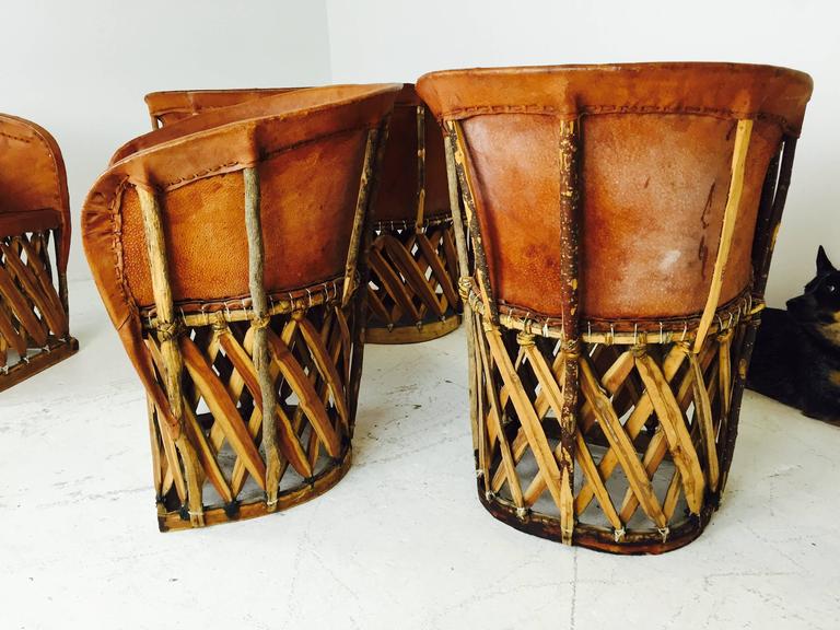Vintage Mexican Equipale Settee and Chairs For Sale at 1stDibs ...