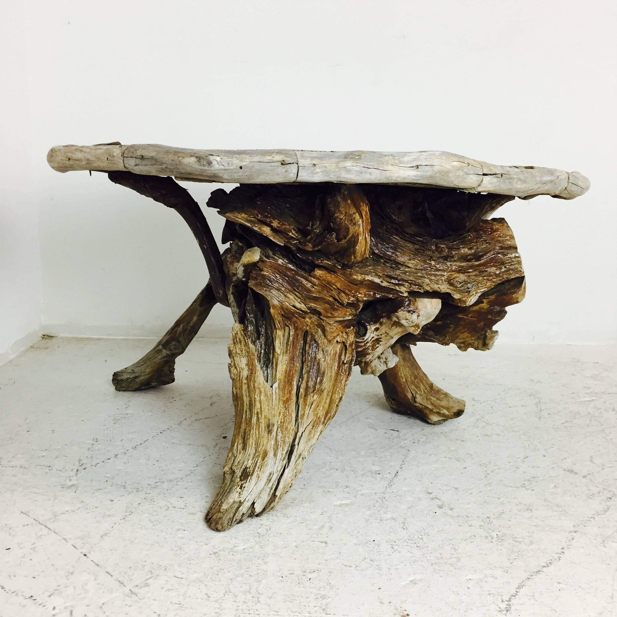 Rustic Adirondack Root Table and Chairs at 1stDibs | root chairs ...
