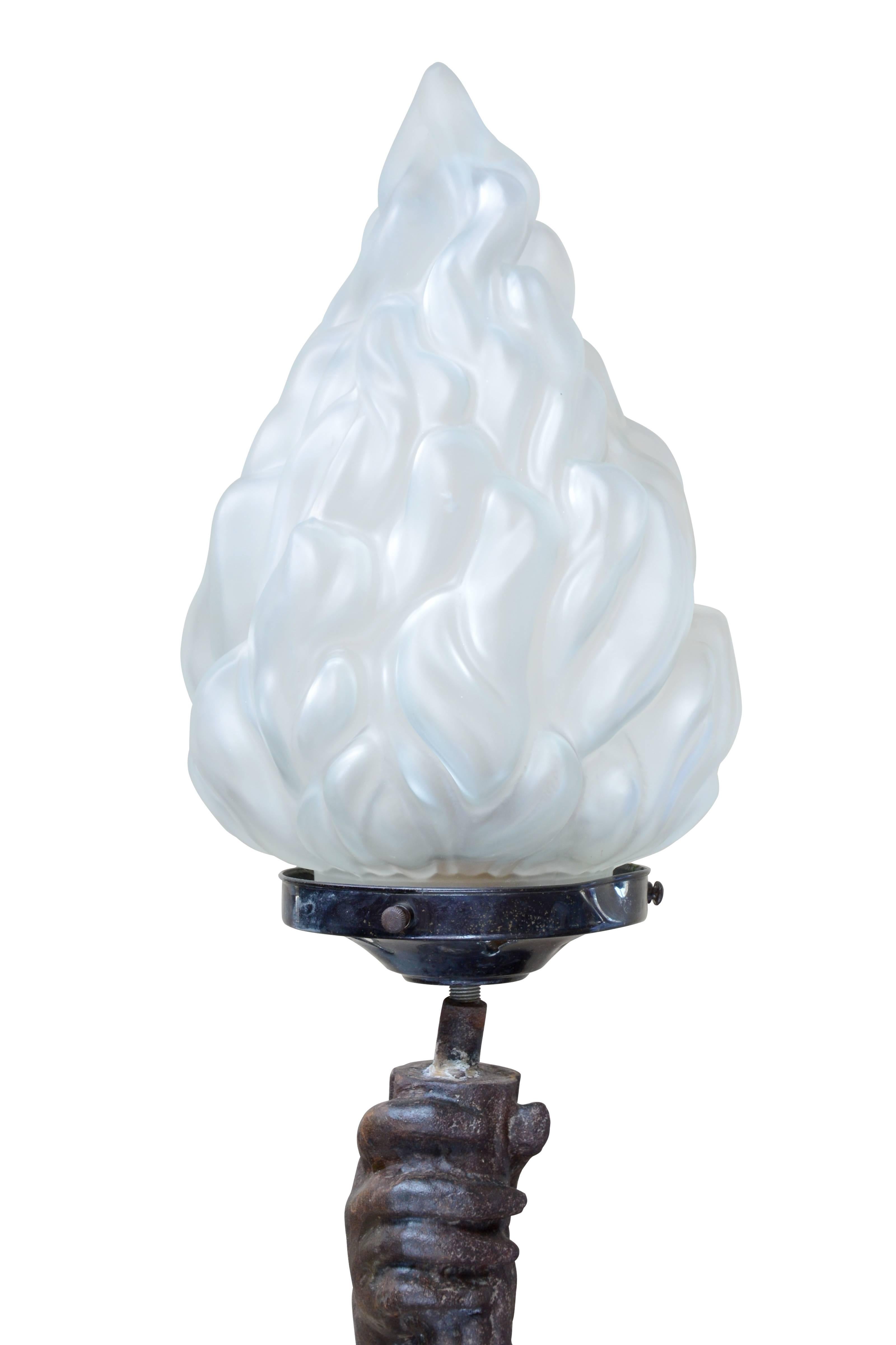 Cast Iron Torchere to the Image of an Athenian Woman, 19th Century at ...