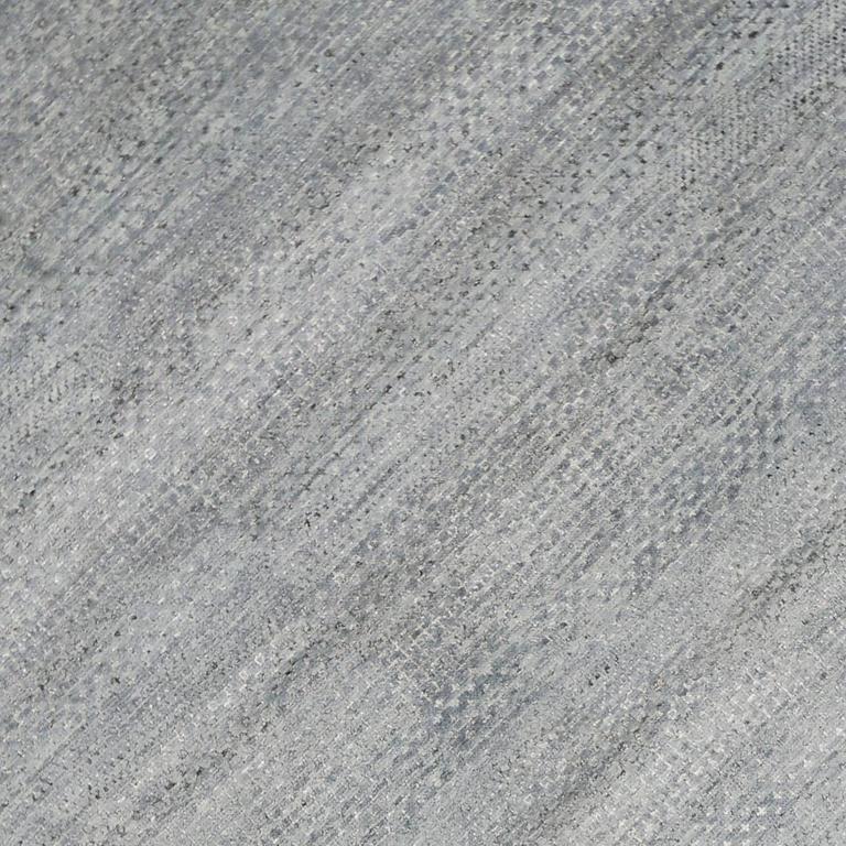 Transitional Grass Cloth Patterned Slate Blue Area Rug with Modern ...