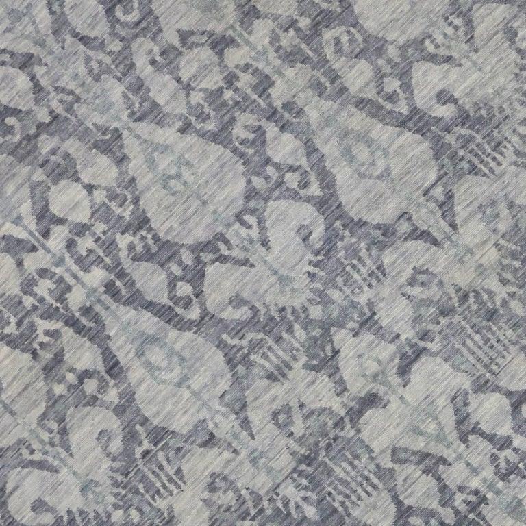 New Modern Transitional Ikat Area Rug For Sale at 1stDibs