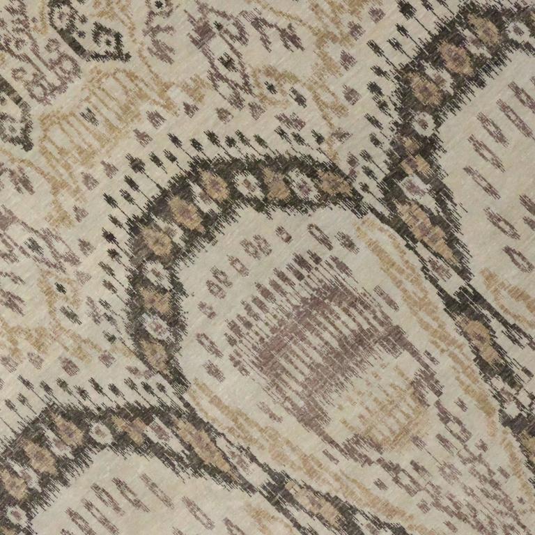 New Contemporary Ikat Area Rug with Modern Transitional Style For Sale ...