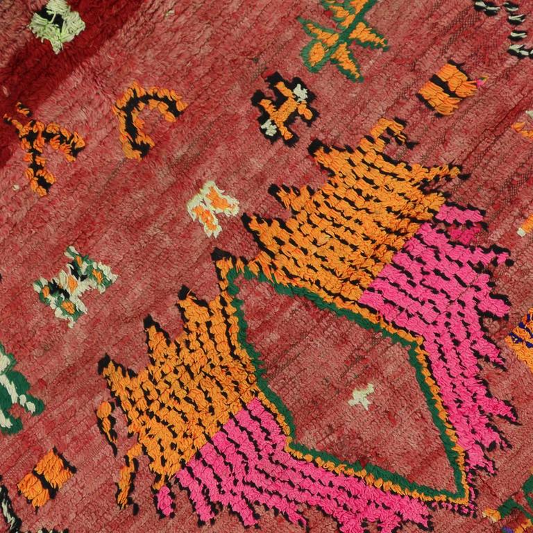 Vintage Berber Moroccan Rug at 1stDibs