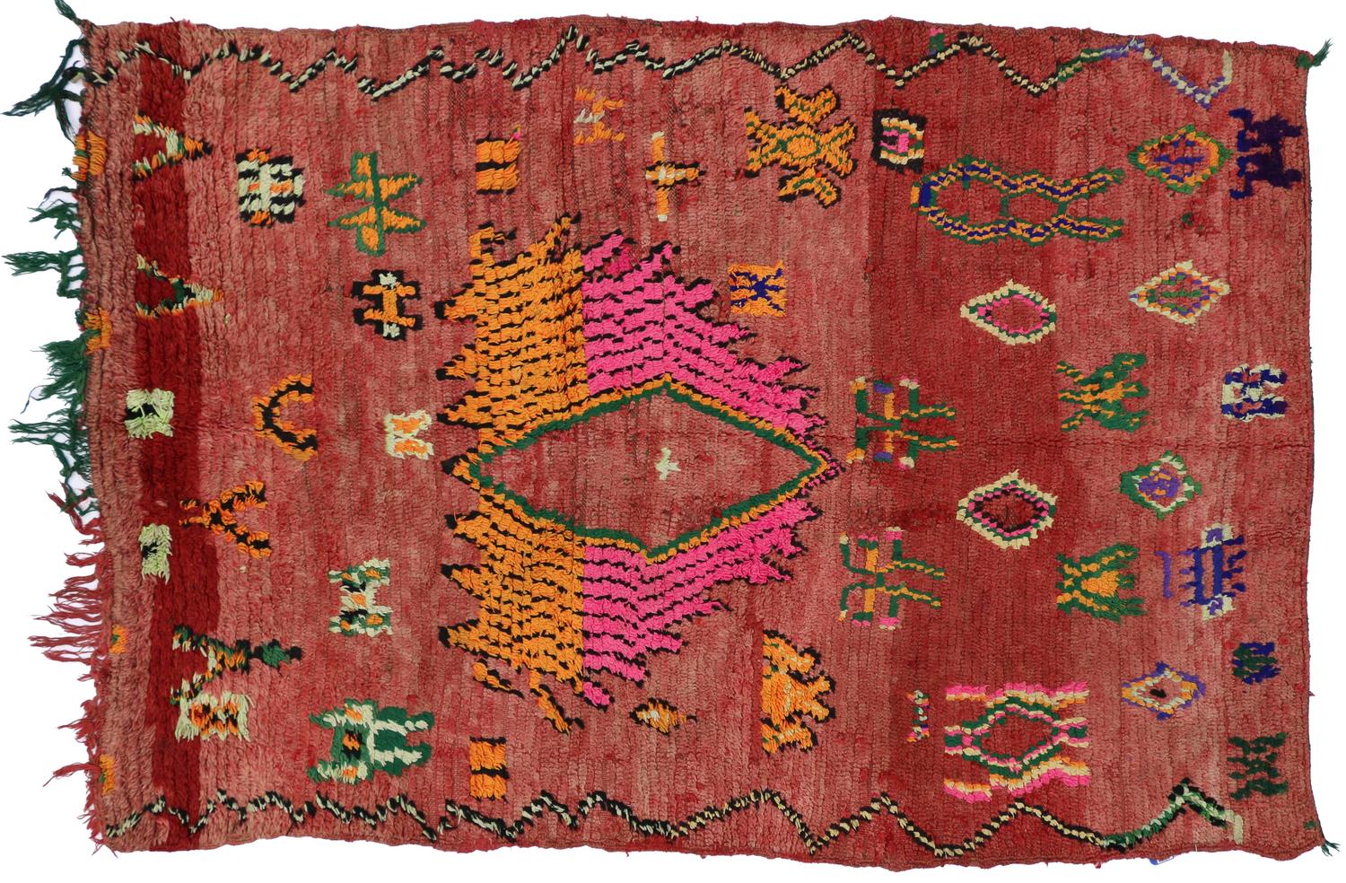 Vintage Berber Moroccan Rug at 1stdibs