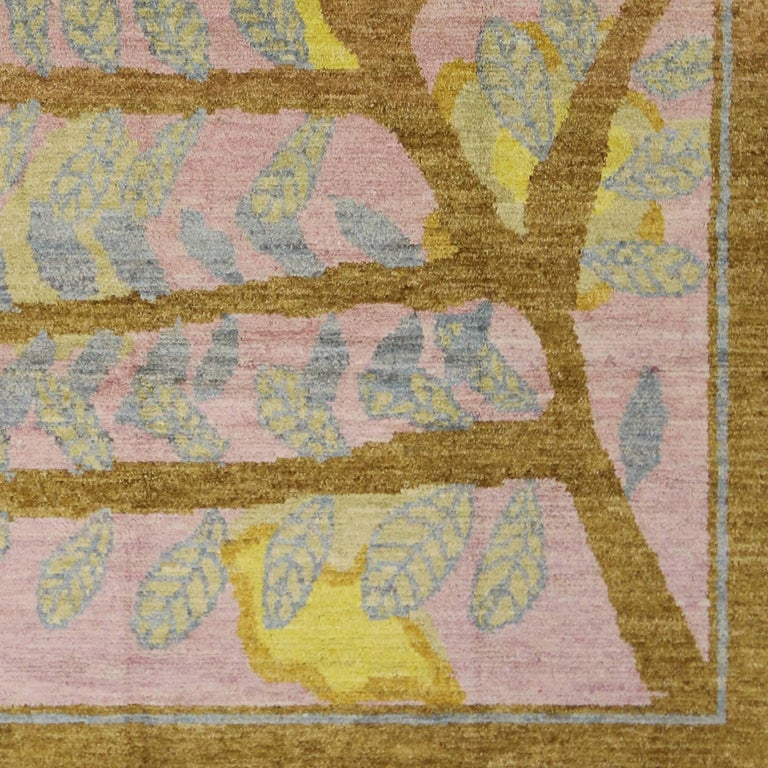 Contemporary Moroccan Style Rug with Tree and Leaves at 1stDibs