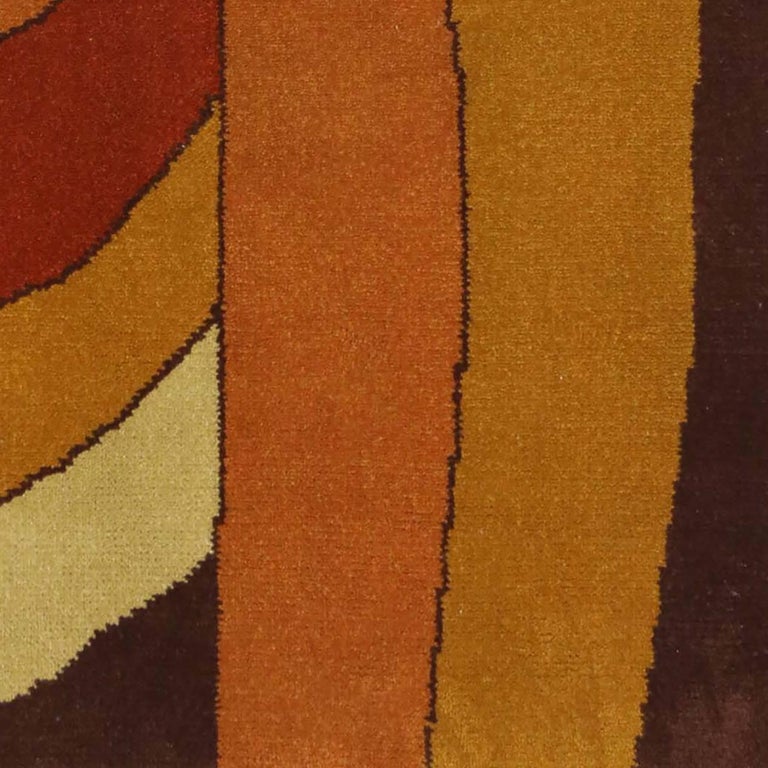 Vintage Swedish MCM Rug with Scandinavian Modern Style, Modern Danish ...