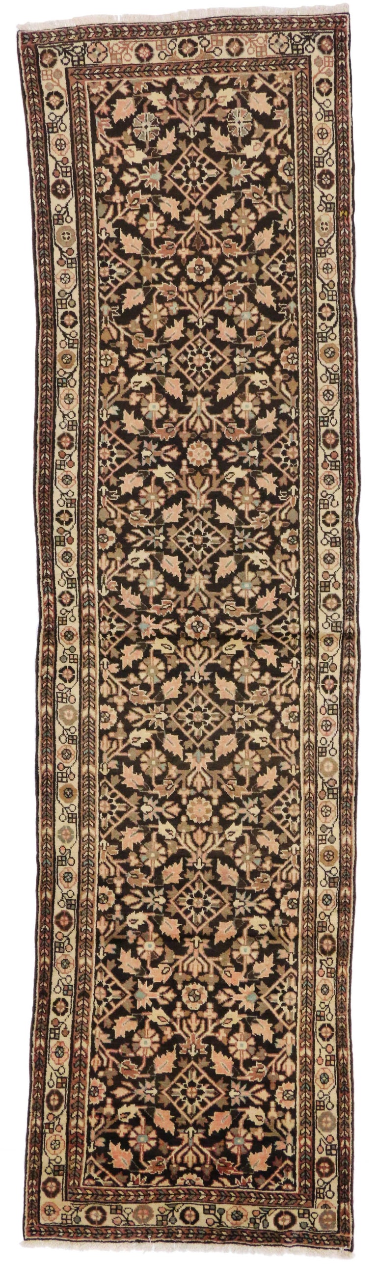 Antique Persian Malayer Carpet Runner with Traditional Modern Style For ...