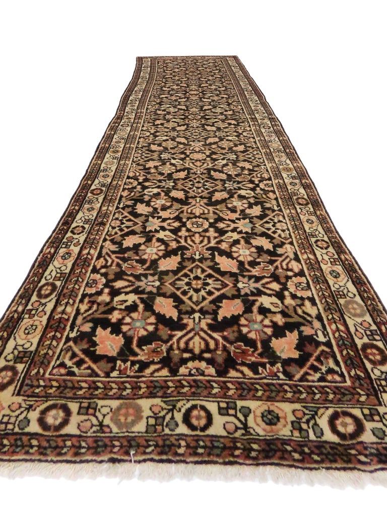 Antique Persian Malayer Carpet Runner with Traditional Modern Style For ...