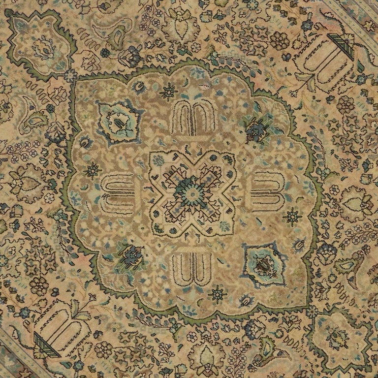 Vintage Persian Tabriz Rug with Modern Traditional Style For Sale at ...