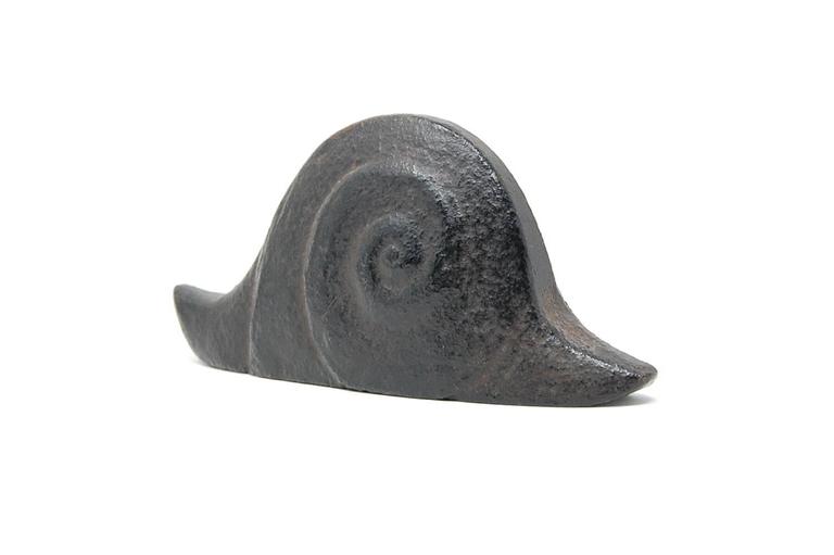 Cast Iron Snail Sculpture at 1stDibs