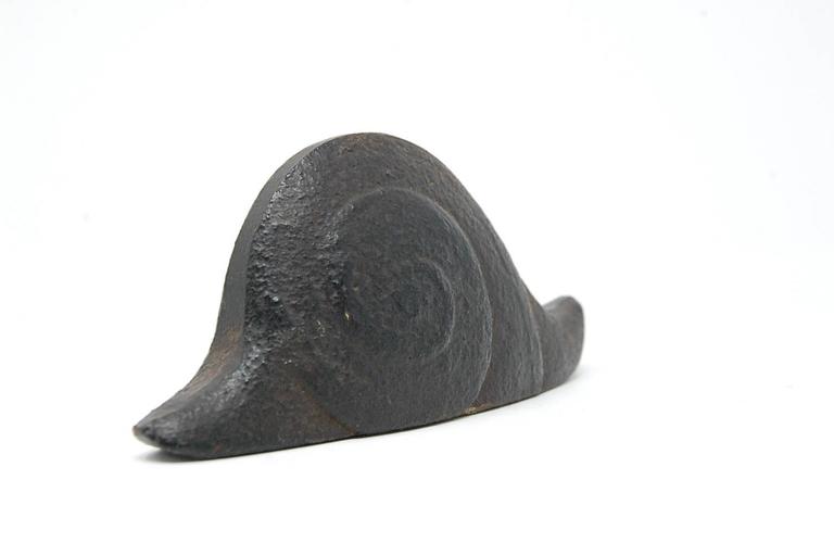 Cast Iron Snail Sculpture at 1stDibs
