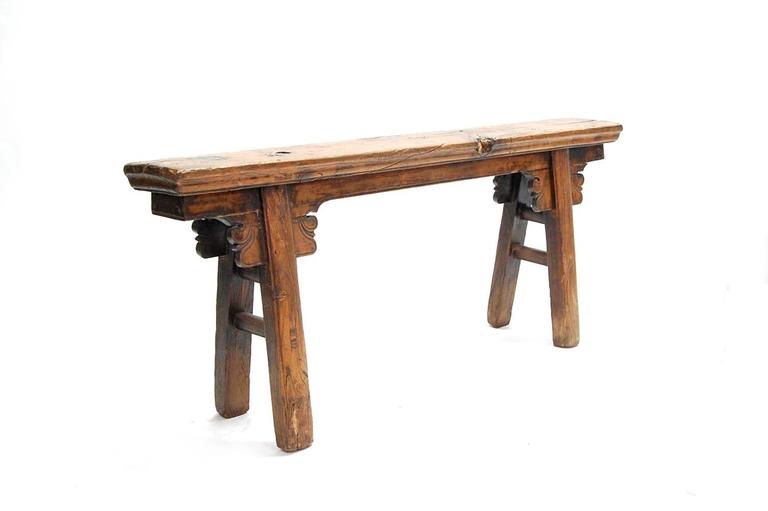 Classic Two Person Chinese Bench at 1stDibs