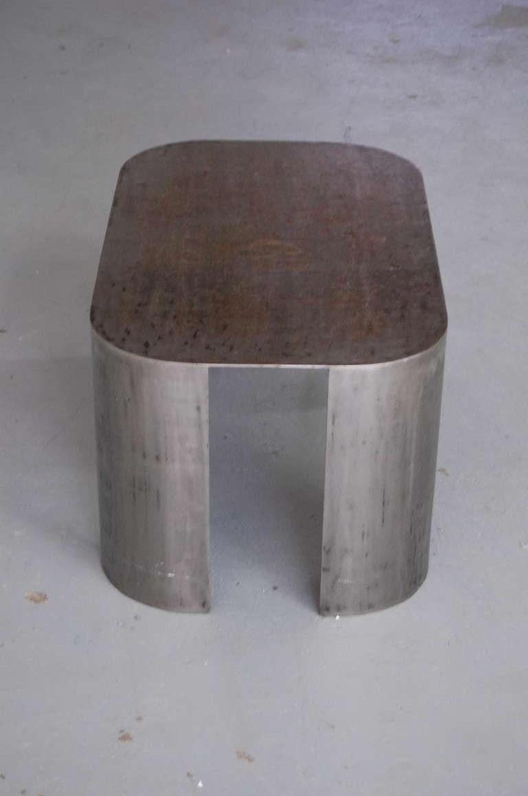 Custom-Made Steel Low Table by Luten Clarey Stern For Sale at 1stDibs ...