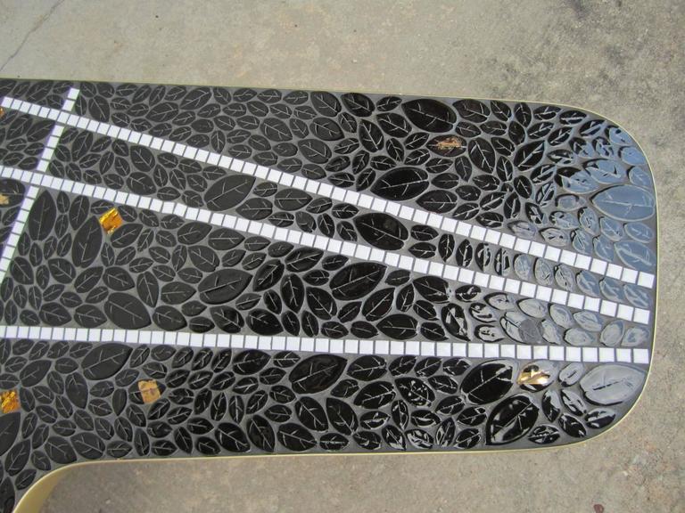 Gorgeous Boomerang Tile Top Mosaic Coffee Table Mid-Century Modern at ...