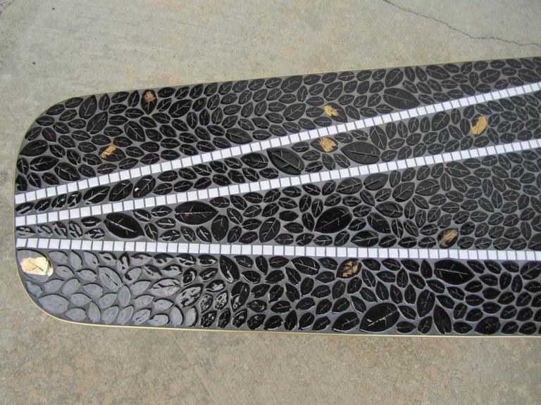 Gorgeous Boomerang Tile Top Mosaic Coffee Table Mid-Century Modern at ...