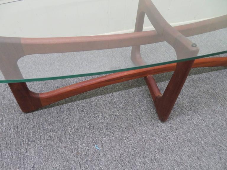 Fabulous Adrian Pearsall Sculptural Walnut Dog Bone Coffee Table ...