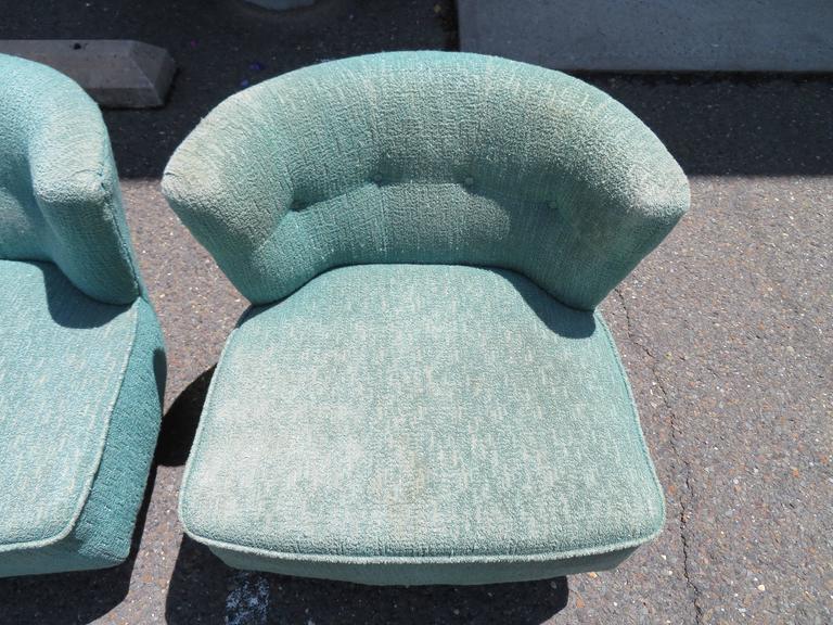 Fabulous Pair of Kroehler, 1950s Swivel Lounge Chairs Mid-Century ...