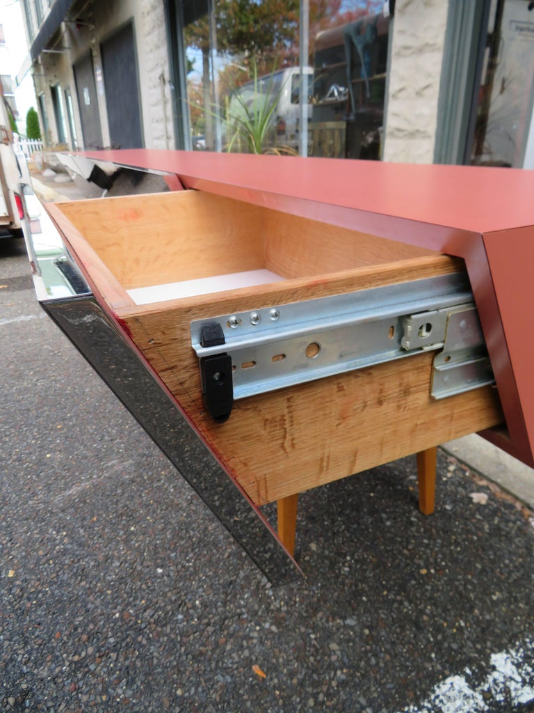 Gorgeous Pace Collection Floating Wall-Mounted Console Shelf, Mid ...