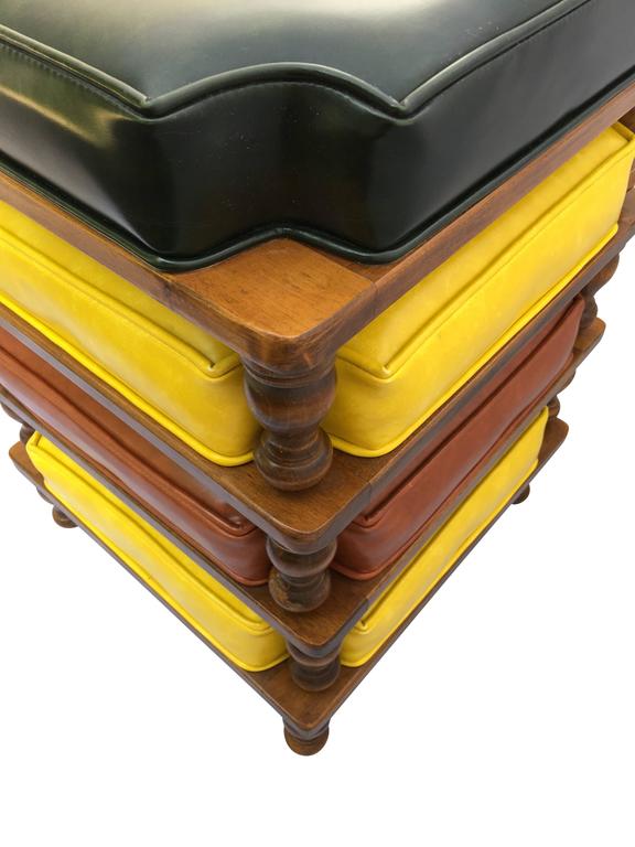Set of Mid-Century Stacking Ottomans at 1stDibs | daystrom furniture ...