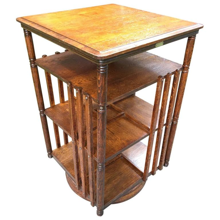 Revolving Library Bookcase at 1stDibs