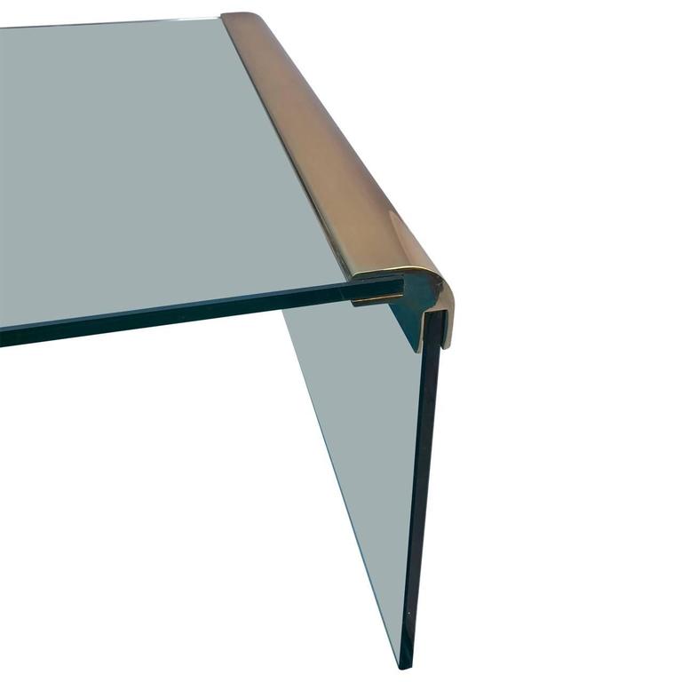 Large Mid-Century Modern Pace Waterfall Cocktail Table at 1stDibs