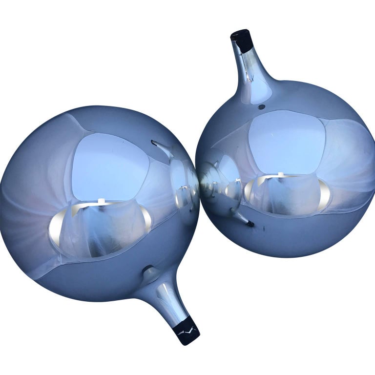 Large Decorative Mercury Glass Ball at 1stDibs