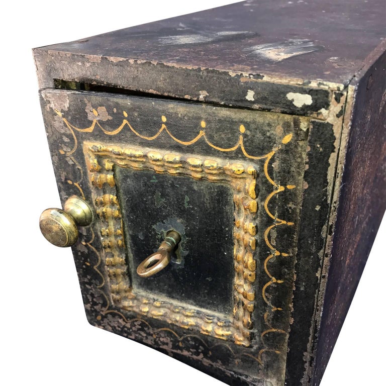 19th Century Italian Antique Safe Box at 1stDibs