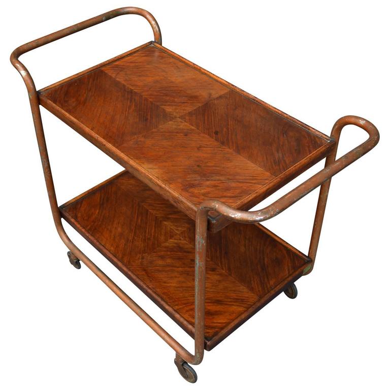 Vintage Italian Mid-Century Bar Cart at 1stDibs