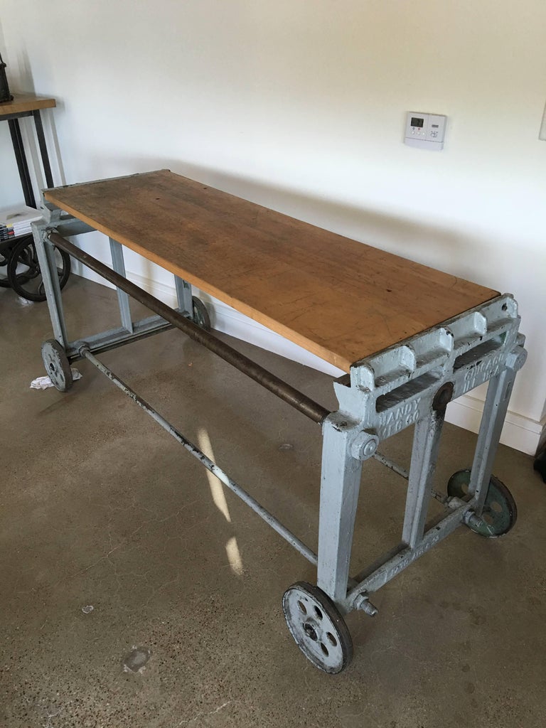 Industrial Cast Iron Wall Console at 1stDibs