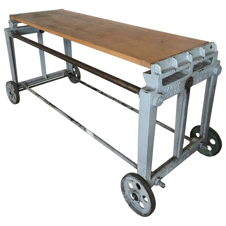 Industrial Cast Iron Wall Console at 1stDibs