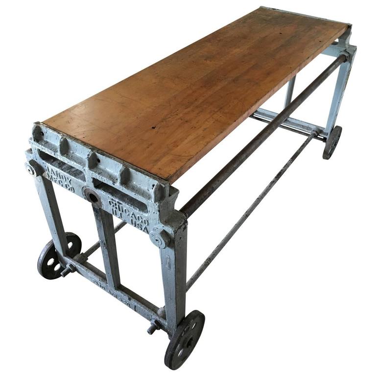 Industrial Cast Iron Wall Console at 1stDibs