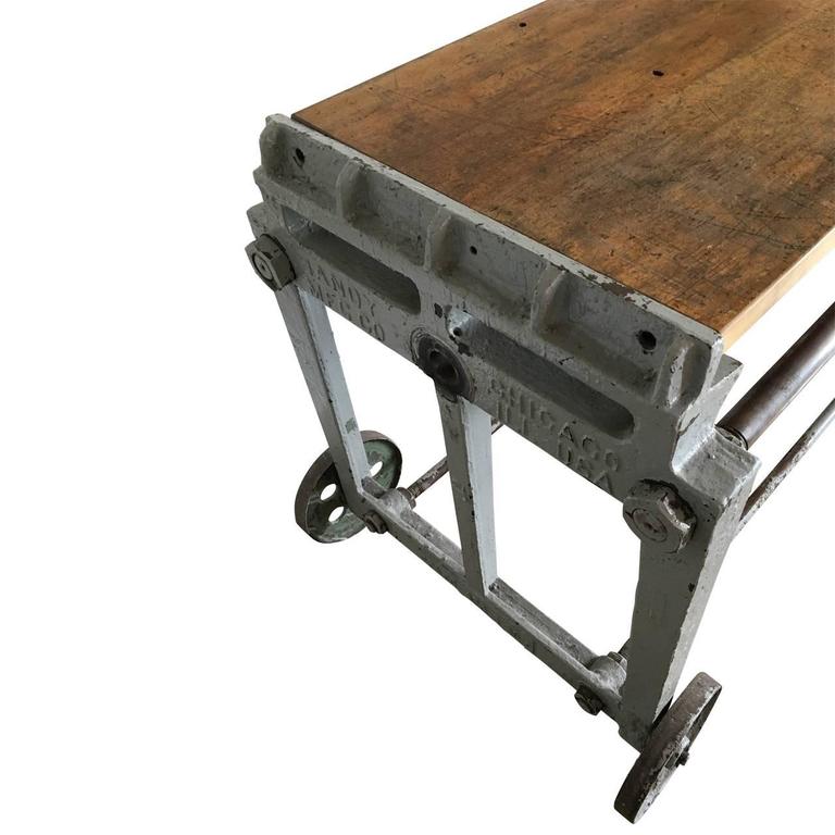 Industrial Cast Iron Wall Console at 1stDibs