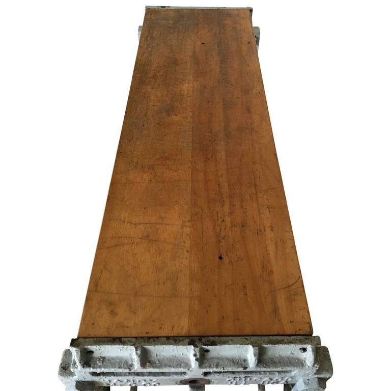 Industrial Cast Iron Wall Console at 1stDibs