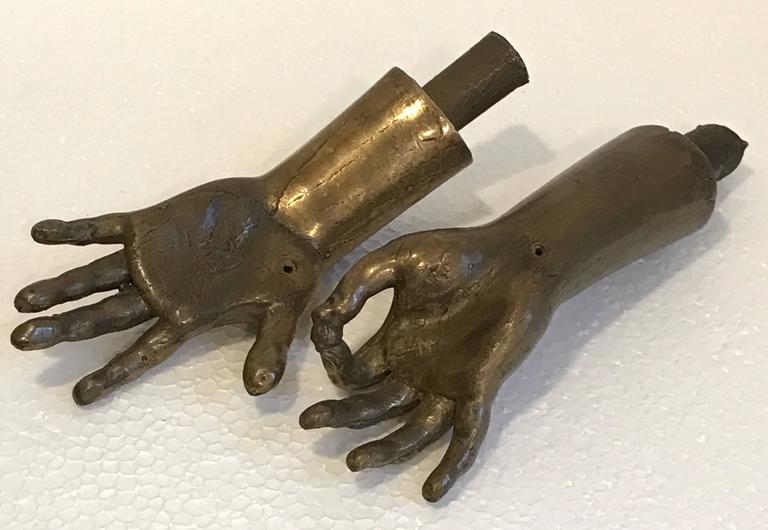 Pair of Bronze Hands Sculpture For Sale at 1stDibs | bronze hands ...