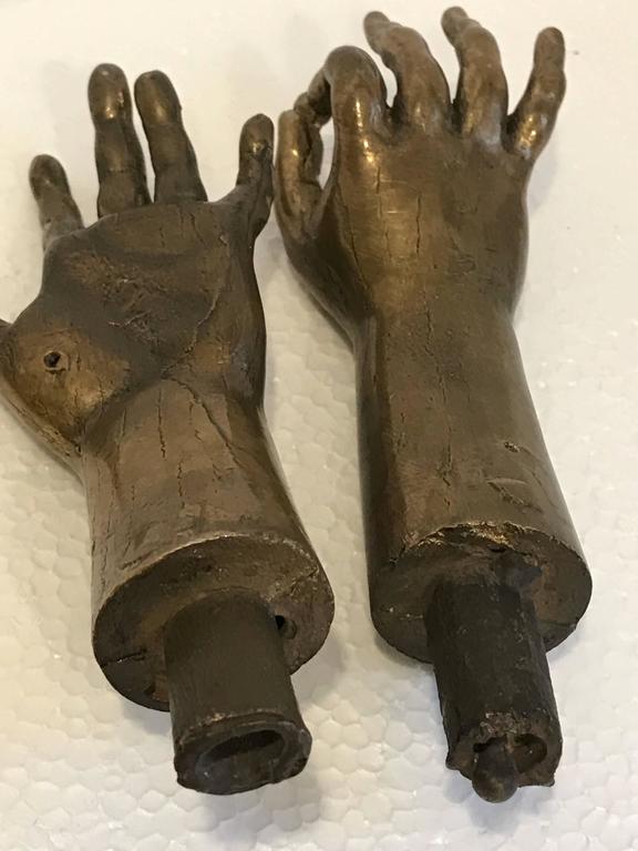 Pair of Bronze Hands Sculpture For Sale at 1stDibs | bronze hands ...