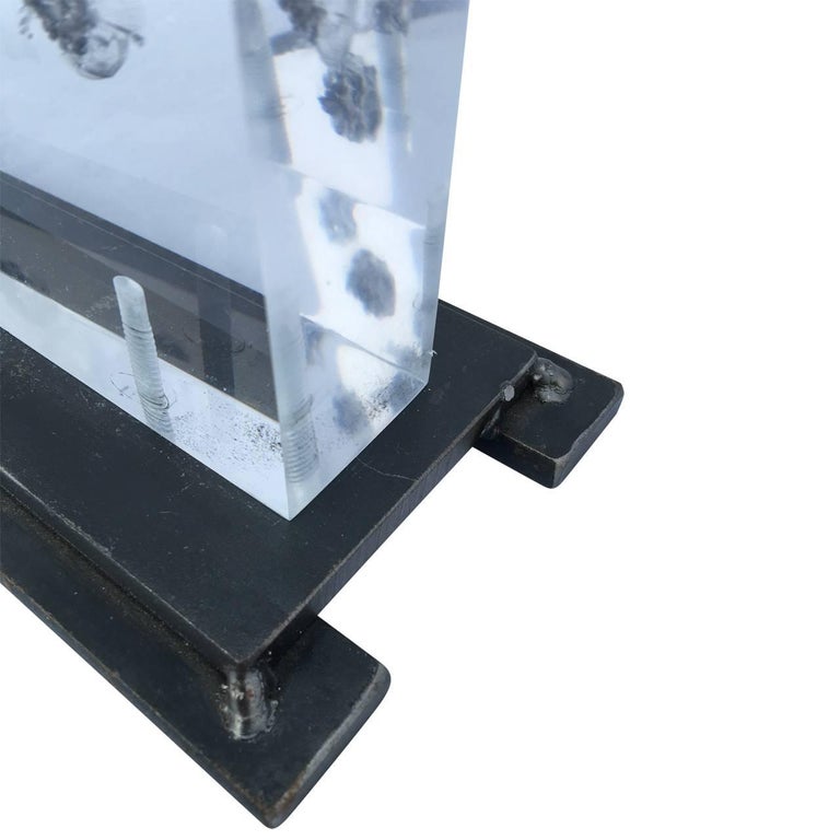 Industrial Table Lamp Made by Tested Bulletproof Acrylic For Sale at ...