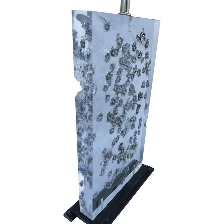 Industrial Table Lamp Made by Tested Bulletproof Acrylic For Sale at ...