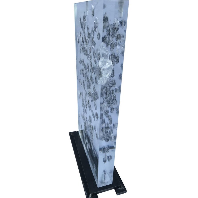 Industrial Table Lamp Made by Tested Bulletproof Acrylic For Sale at ...