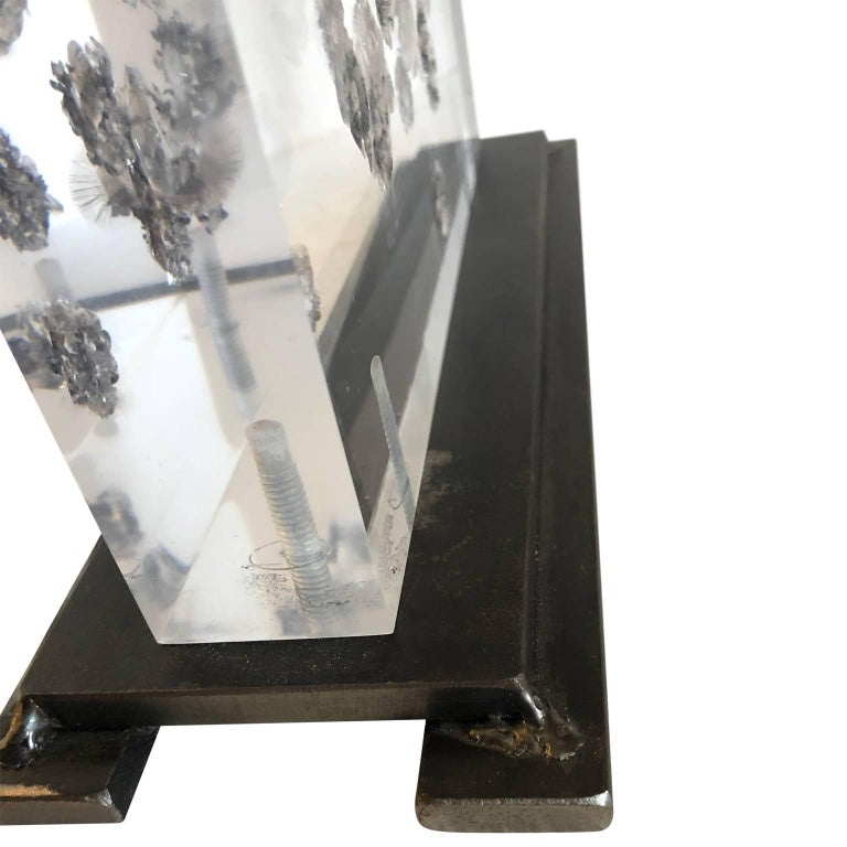 Industrial Table Lamp Made by Tested Bulletproof Acrylic For Sale at ...