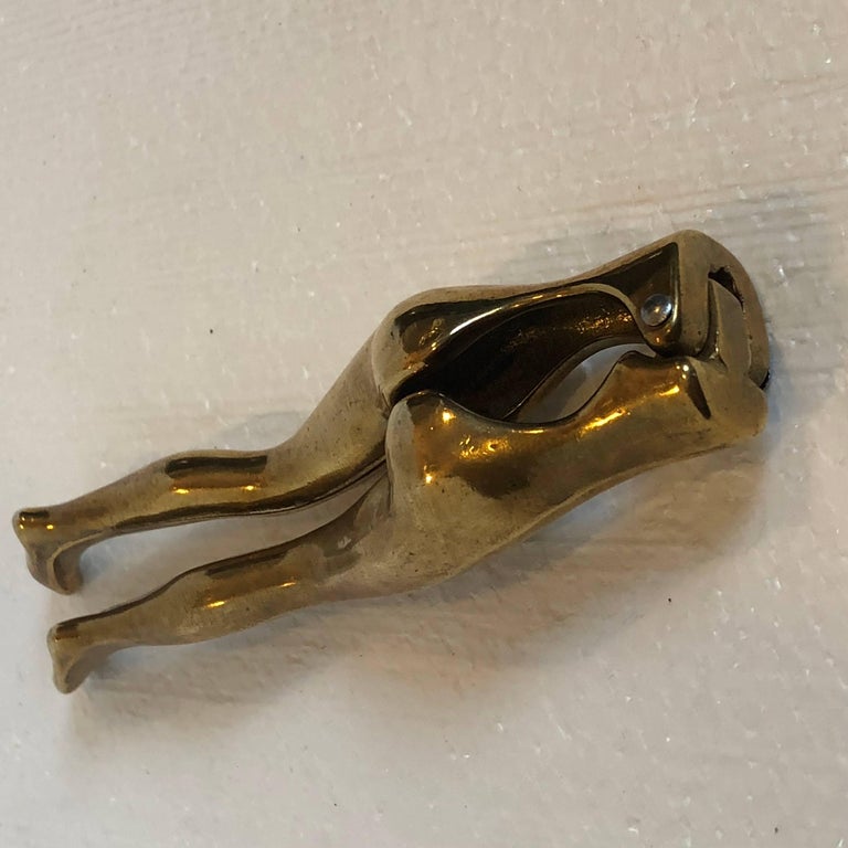 Italian Art Deco Brass Nutcracker at 1stDibs