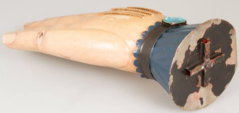 Large Metal Jeweled Hand at 1stDibs