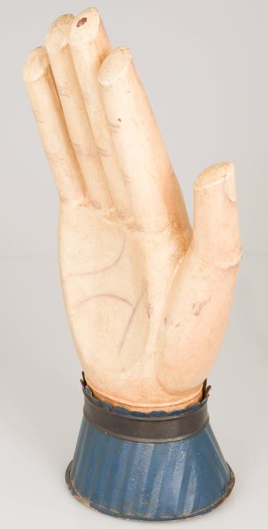 Large Metal Jeweled Hand at 1stDibs